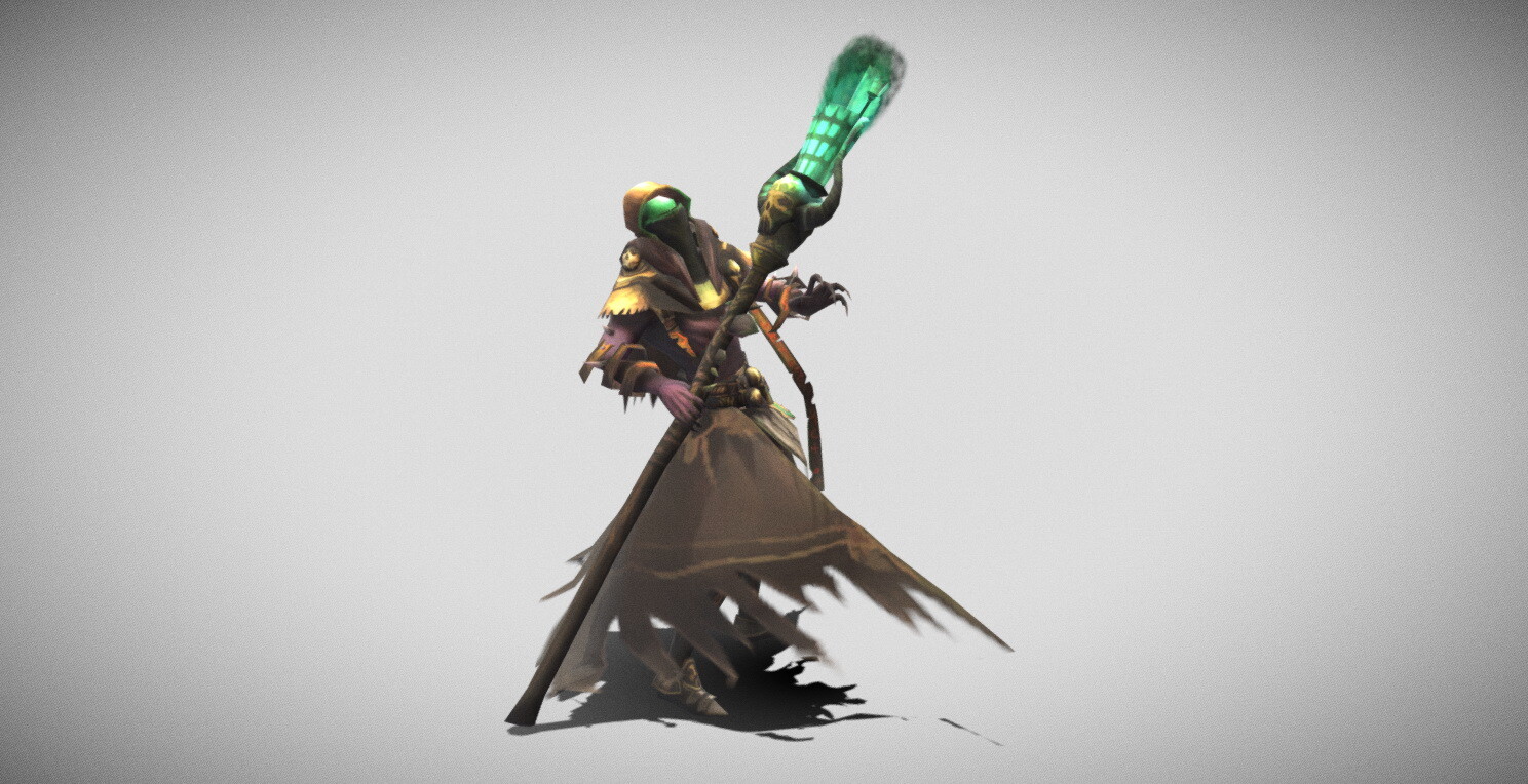 ArtStation - Dungeon Fantasy Monster - Necromancer | Game Assets