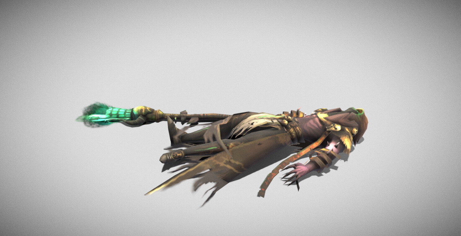 ArtStation - Dungeon Fantasy Monster - Necromancer | Game Assets