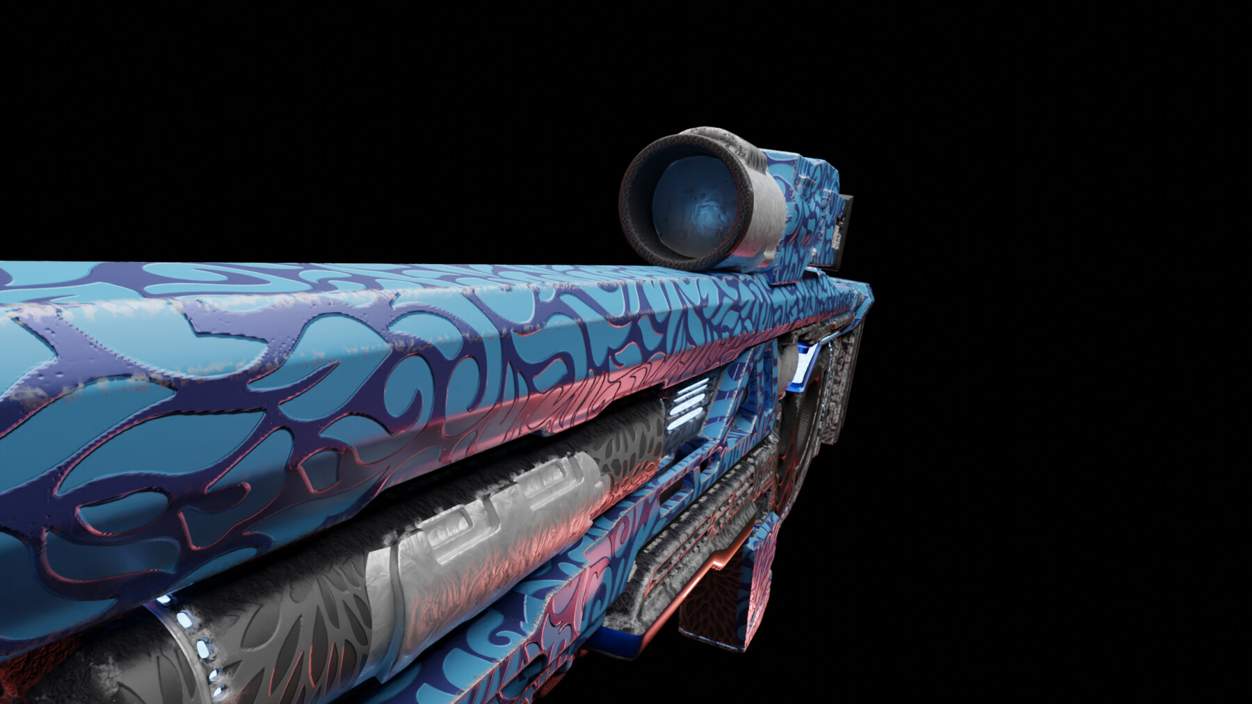 ArtStation - FUTURISTIC GUN - with Designer skin | Resources