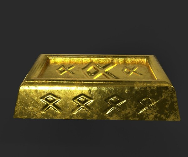 ArtStation - Gold Bar | Game Assets