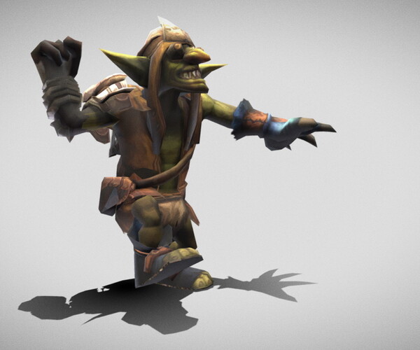 ArtStation - Dungeon Fantasy Monster - Troll Seeker | Game Assets