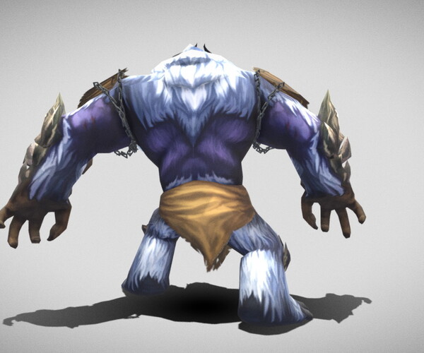 ArtStation - Dungeon Fantasy Monster - Yeti | Game Assets