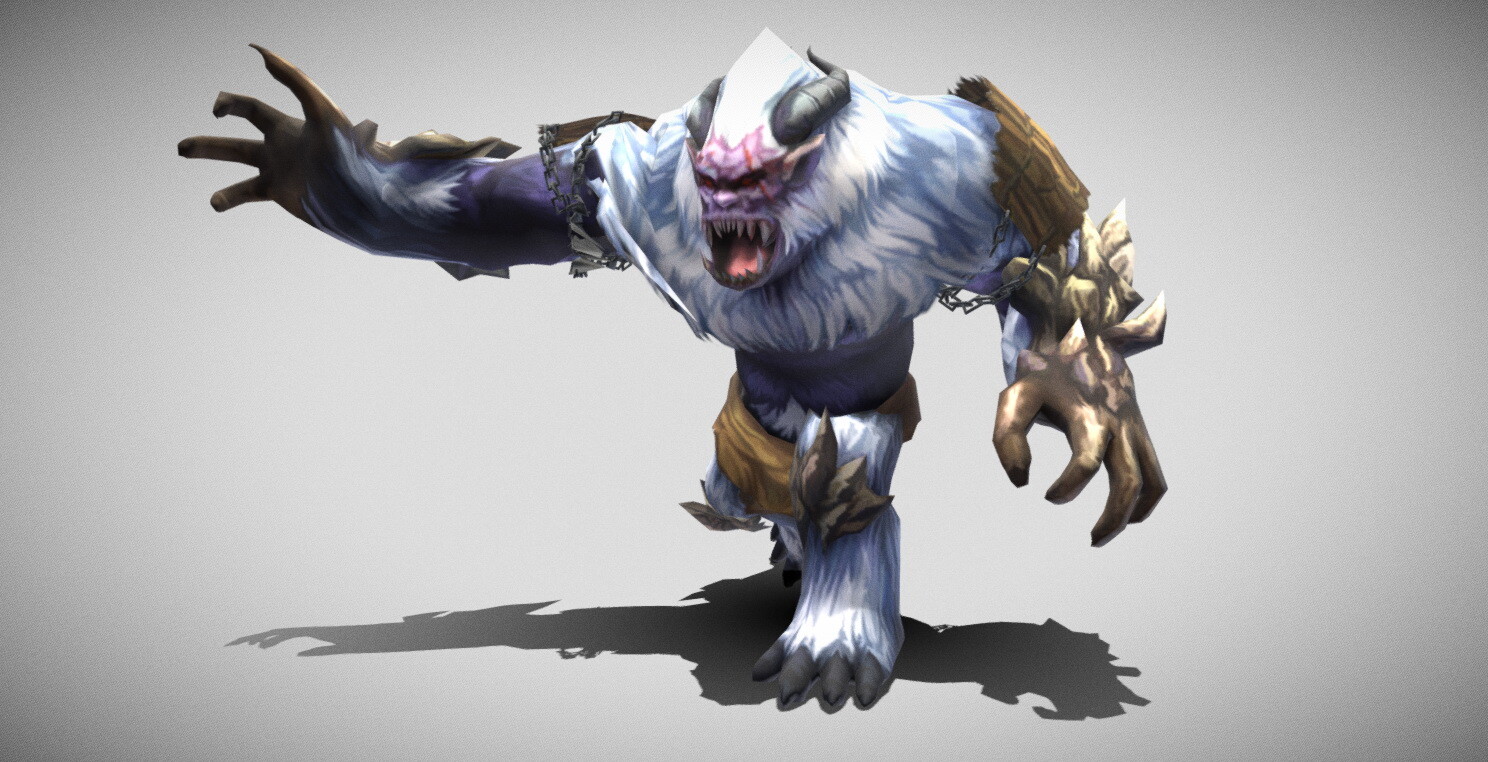 ArtStation - Dungeon Fantasy Monster - Yeti | Game Assets