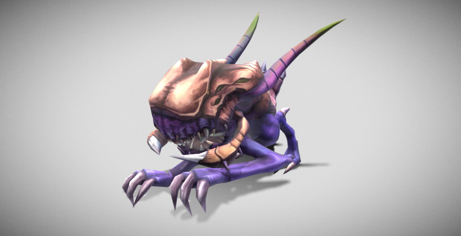 ArtStation - Dungeon Fantasy Monster - Mutant Lizard | Game Assets