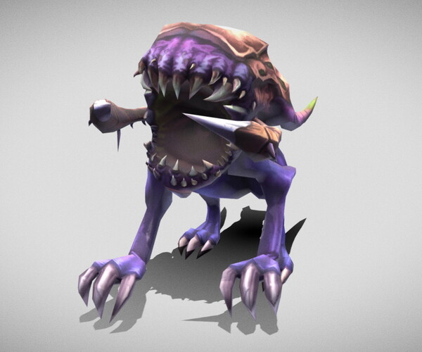 ArtStation - Dungeon Fantasy Monster - Mutant Lizard | Game Assets