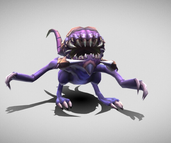 ArtStation - Dungeon Fantasy Monster - Mutant Lizard | Game Assets