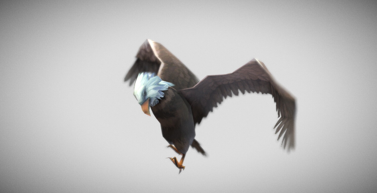 ArtStation - Dungeon Fantasy Monster - Eagle | Game Assets