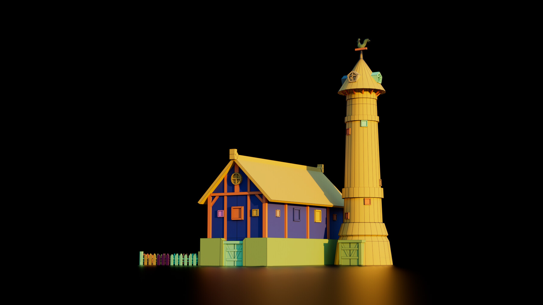 ArtStation - Stylized Barn Game Ready Asset | Game Assets