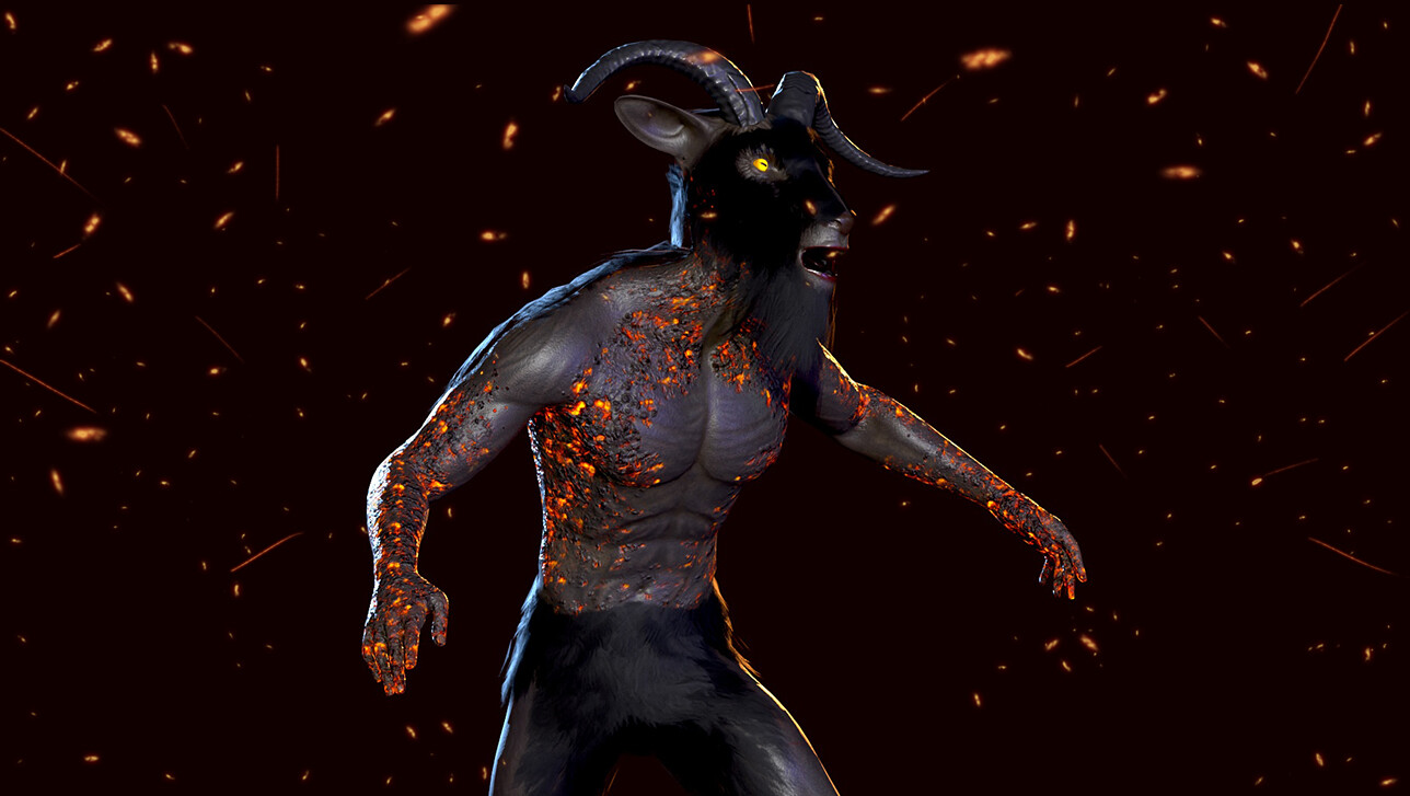 ArtStation - Demon Goat | Game Assets