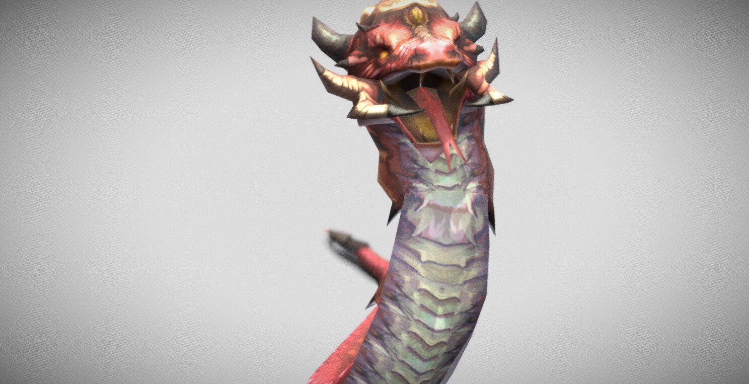 ArtStation - Dungeon Fantasy Monster - Serpent | Game Assets