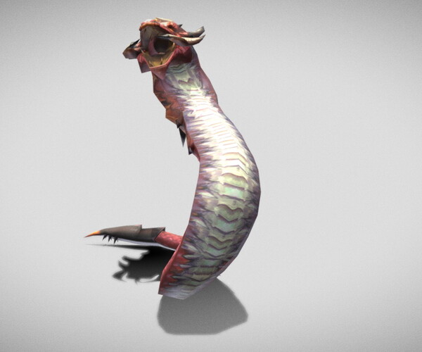 ArtStation - Dungeon Fantasy Monster - Serpent | Game Assets