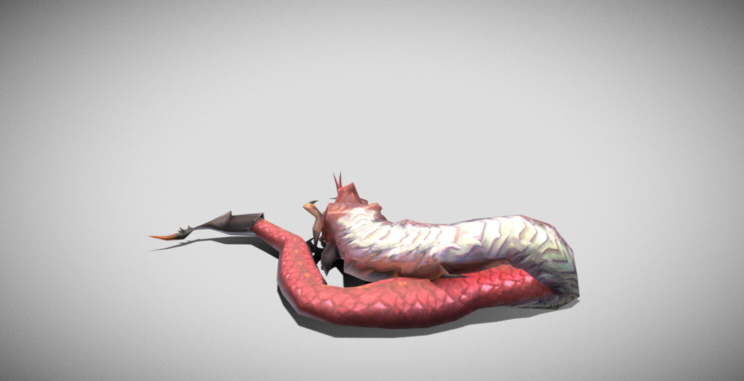 ArtStation - Dungeon Fantasy Monster - Serpent | Game Assets