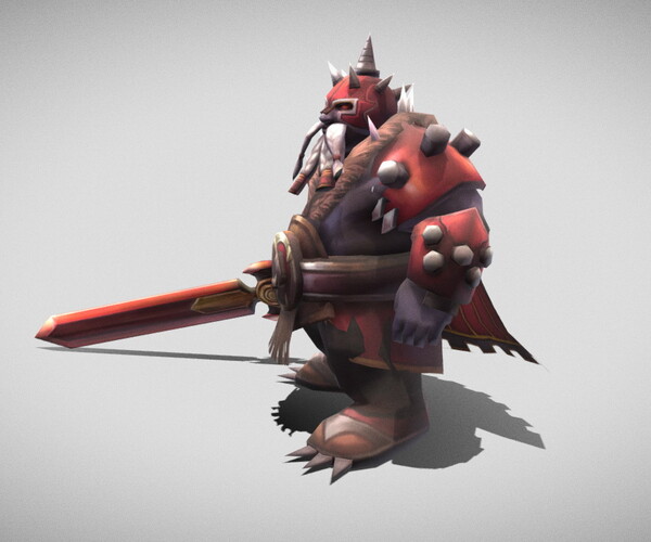 ArtStation - Dungeon Fantasy Monster - Dwarf Monarch | Game Assets