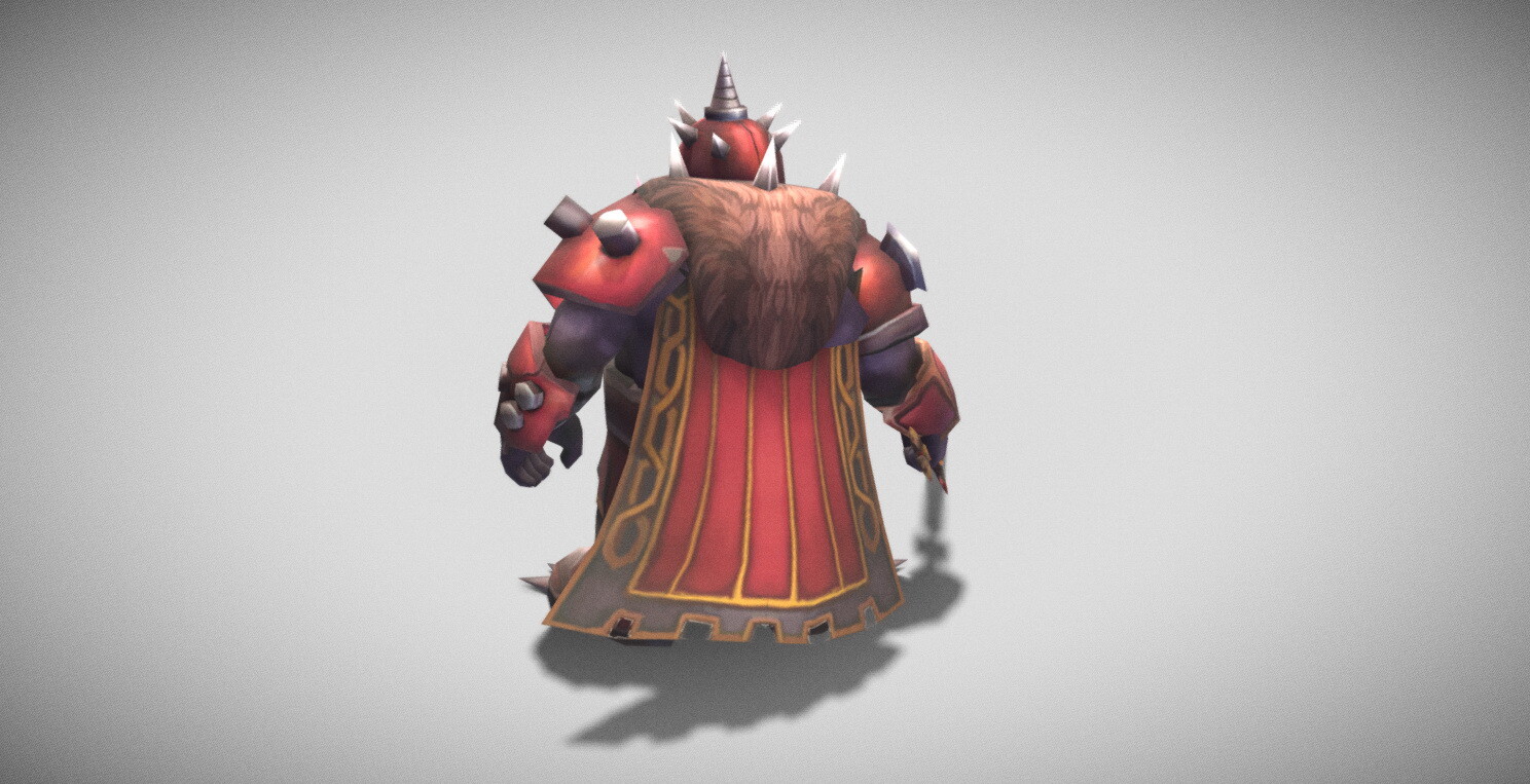 ArtStation - Dungeon Fantasy Monster - Dwarf Monarch | Game Assets