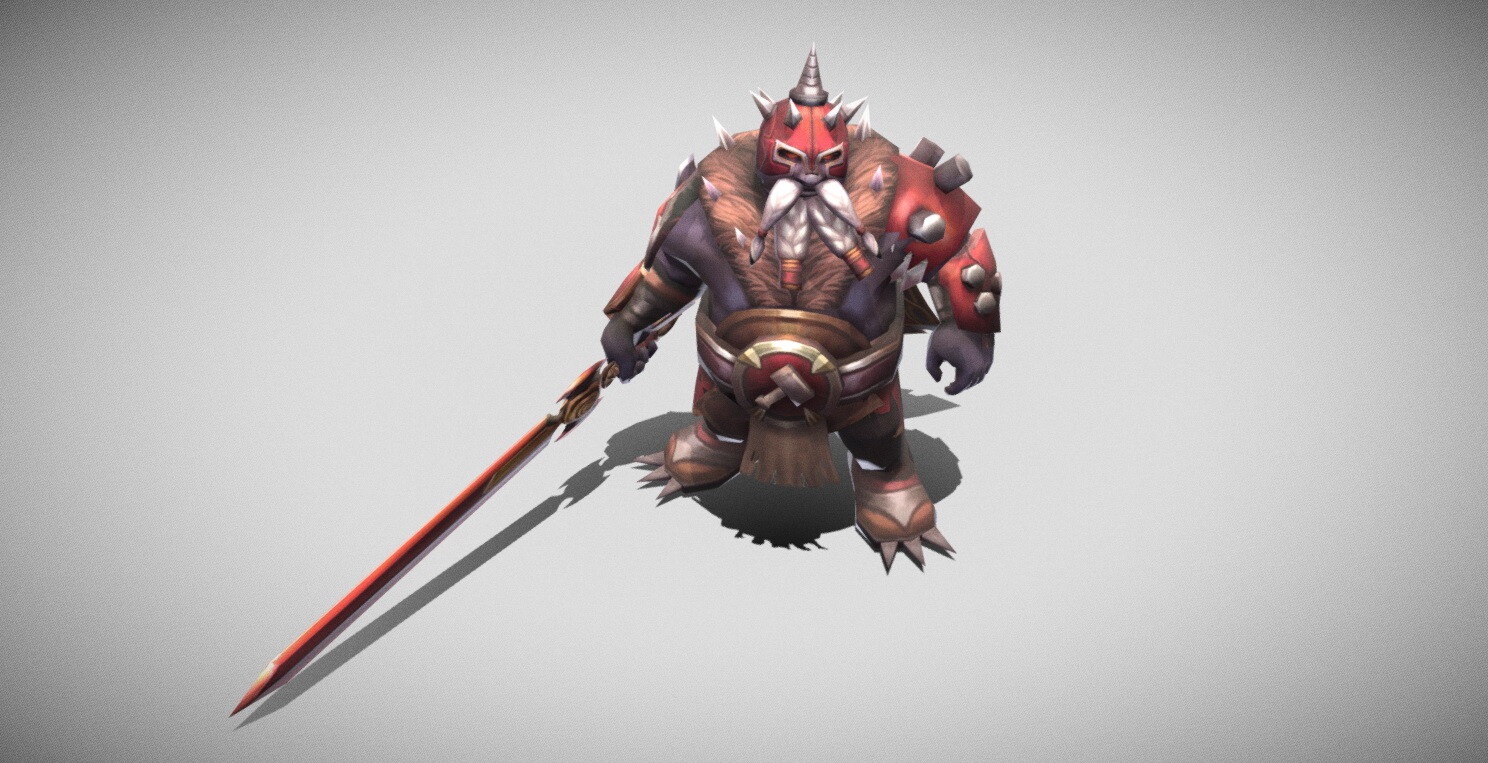 ArtStation - Dungeon Fantasy Monster - Dwarf Monarch | Game Assets