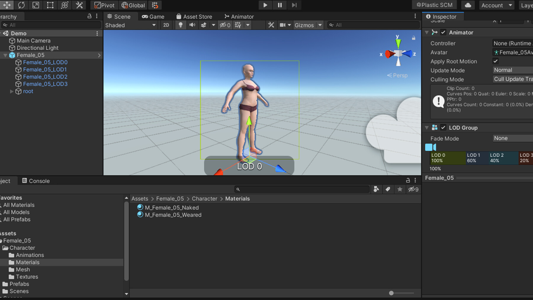 ArtStation - Female 5 - WITH 30 ANIMATIONS-36 MORPHS | Game Assets