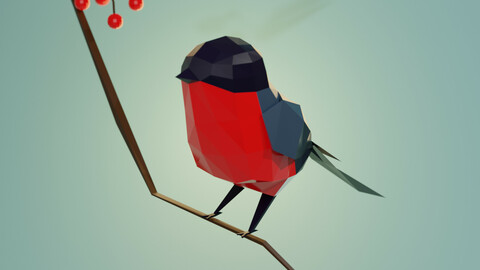 ArtStation - Bird (low poly) | Game Assets