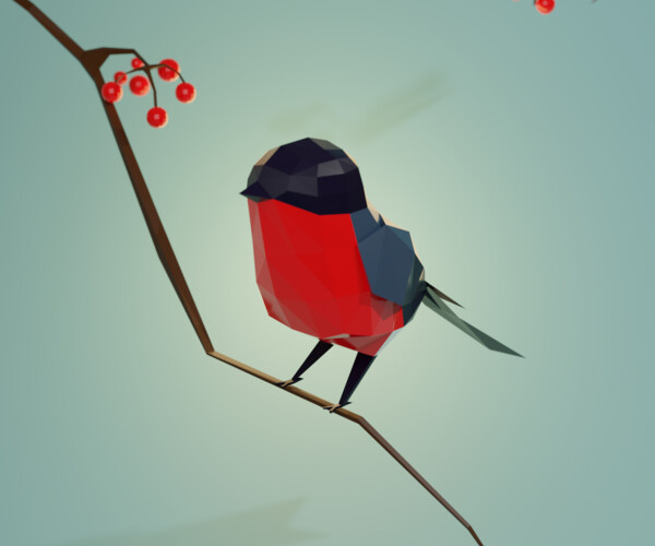 ArtStation - Bird (low poly) | Game Assets