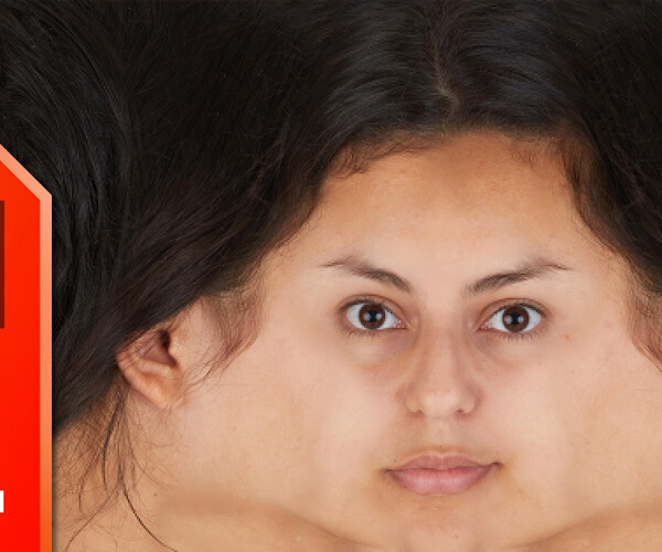 ArtStation - Premade Female Head Texture | Poppy Cox | Game Assets