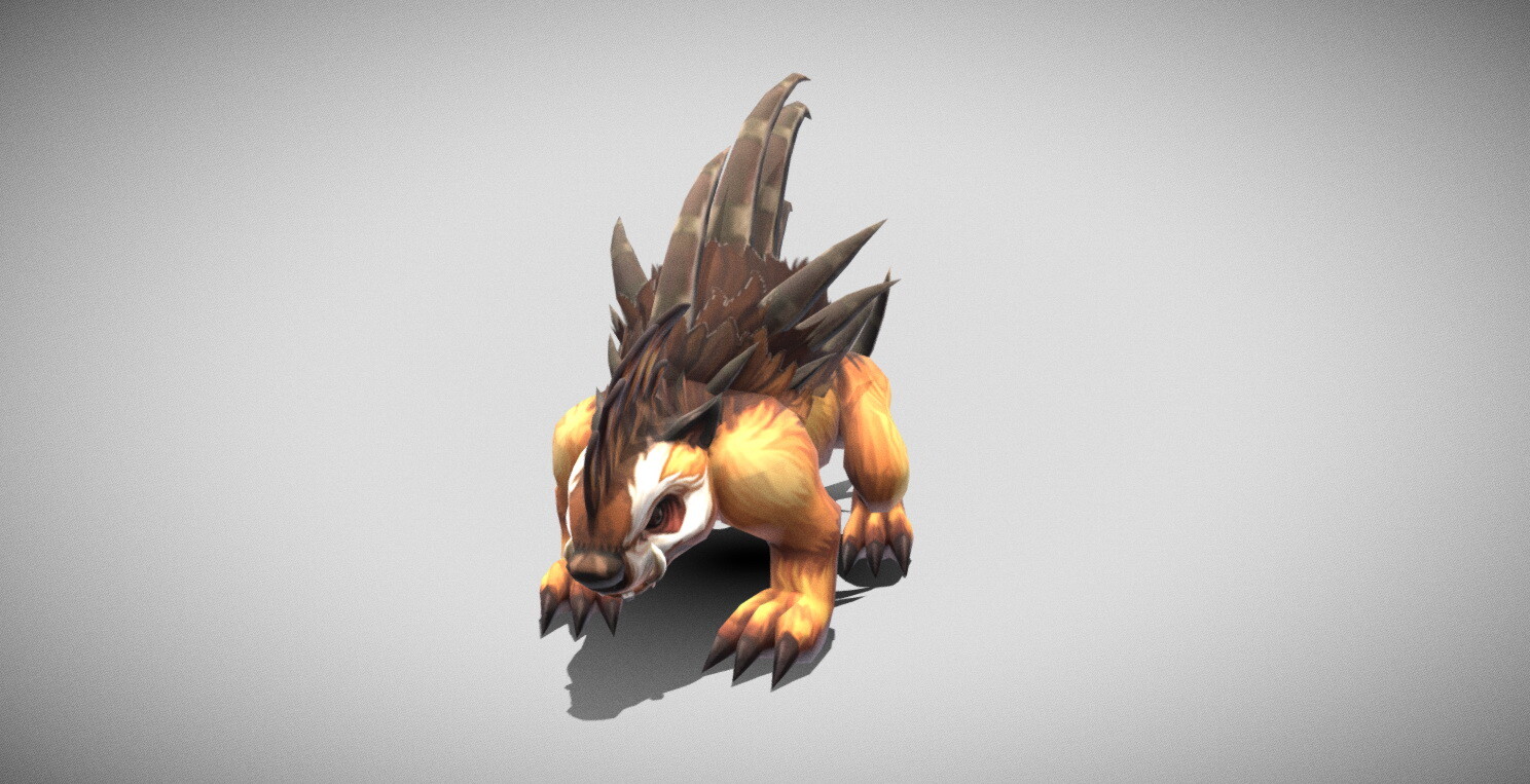 ArtStation - Dungeon Fantasy Monster - Hedgehog | Game Assets
