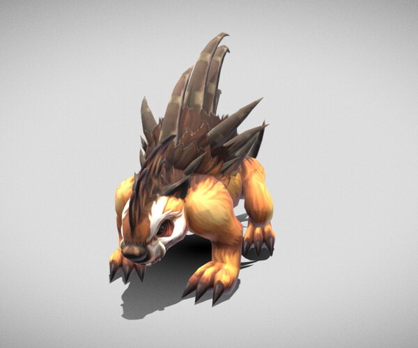 ArtStation - Dungeon Fantasy Monster - Hedgehog | Game Assets