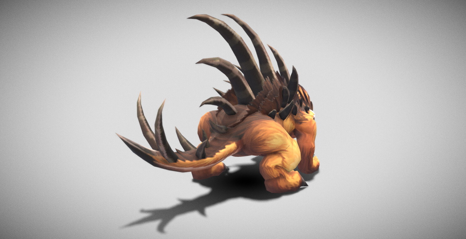 ArtStation - Dungeon Fantasy Monster - Hedgehog | Game Assets