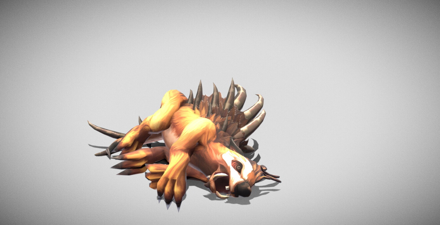ArtStation - Dungeon Fantasy Monster - Hedgehog | Game Assets