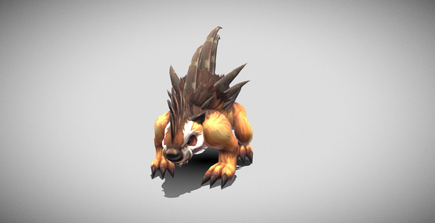 ArtStation - Dungeon Fantasy Monster - Hedgehog | Game Assets