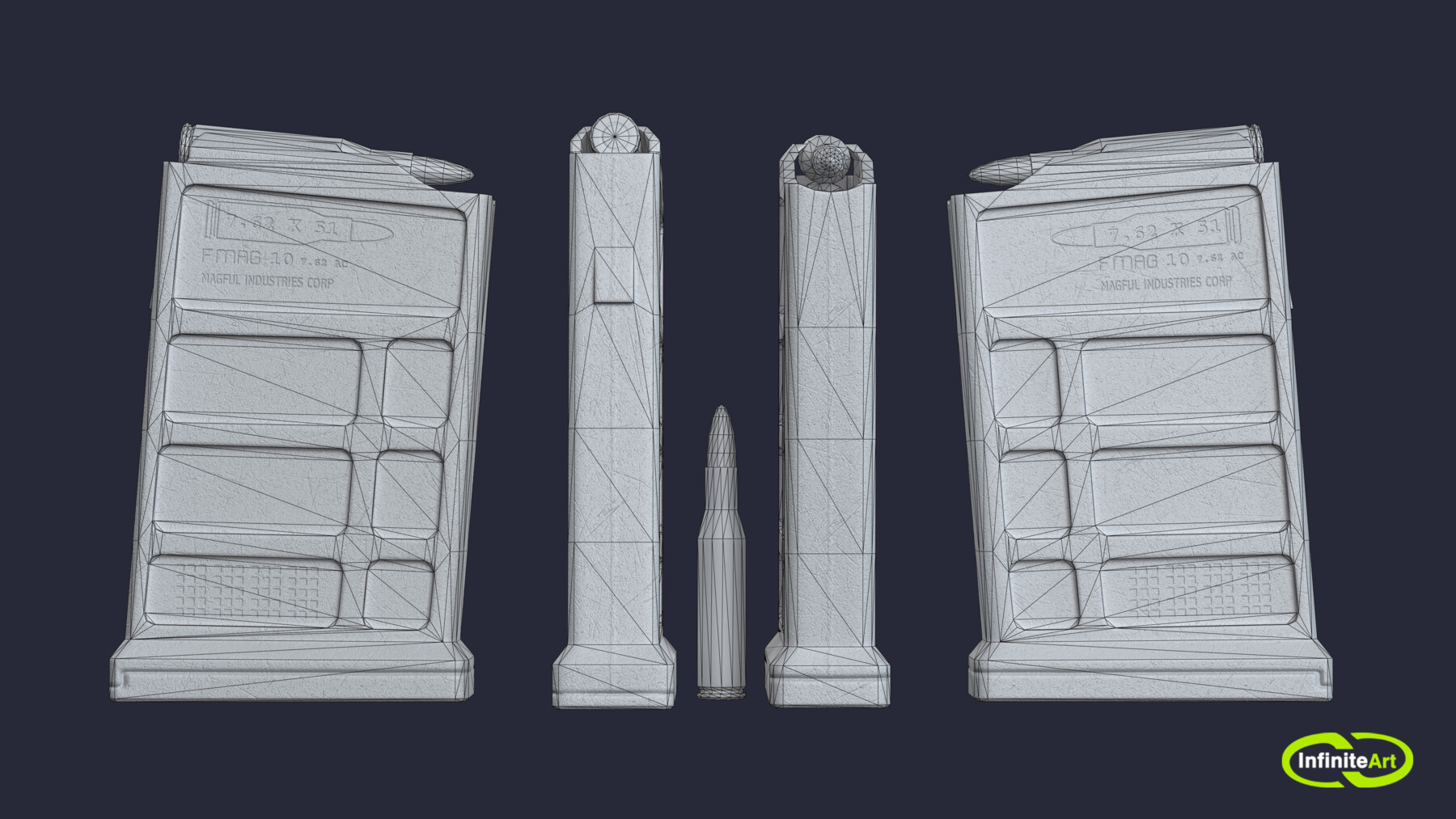ArtStation - Gun Magazines _ Accessories | Game Assets
