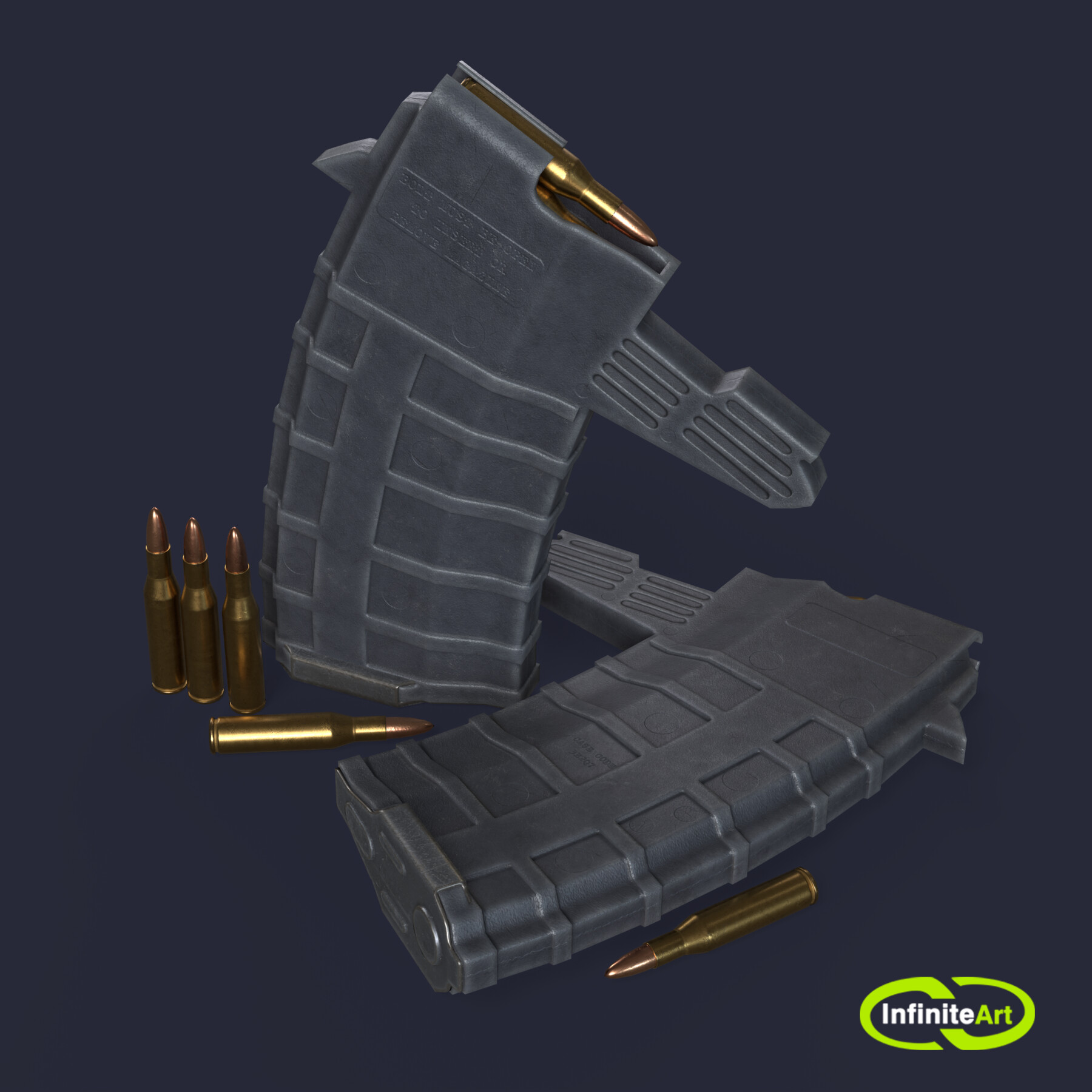 ArtStation - Gun Magazines _ Accessories | Game Assets