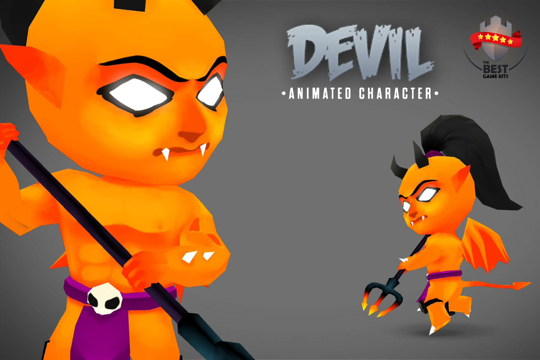 ArtStation - Devil animated character | Game Assets