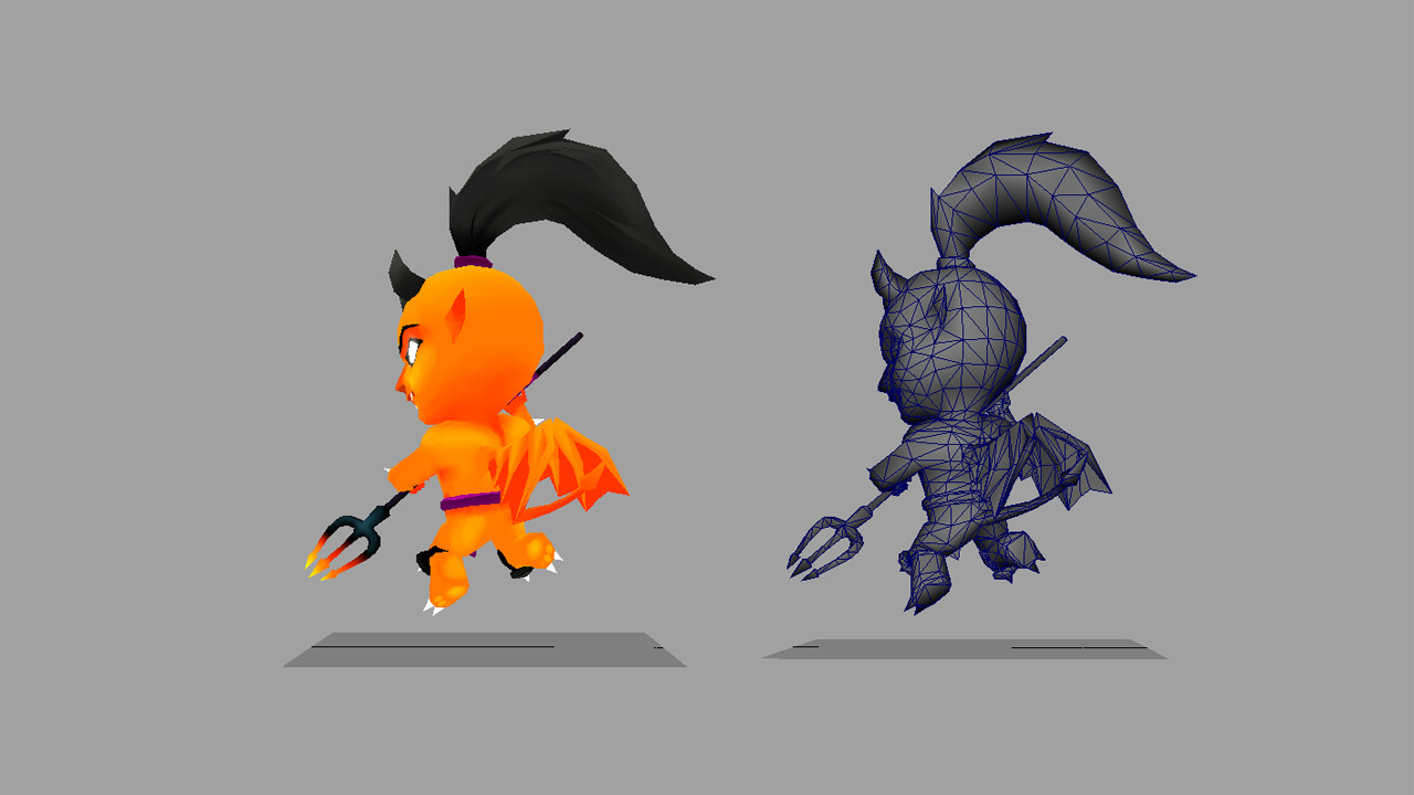 ArtStation - Devil animated character | Game Assets