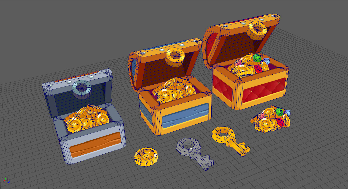 ArtStation - Stylized Casual Chests | Game Assets