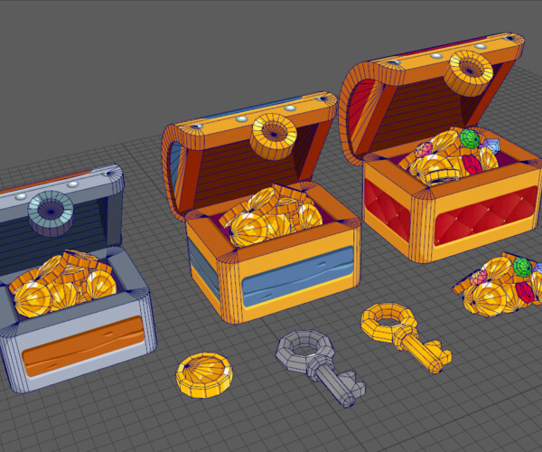 ArtStation - Stylized Casual Chests | Game Assets