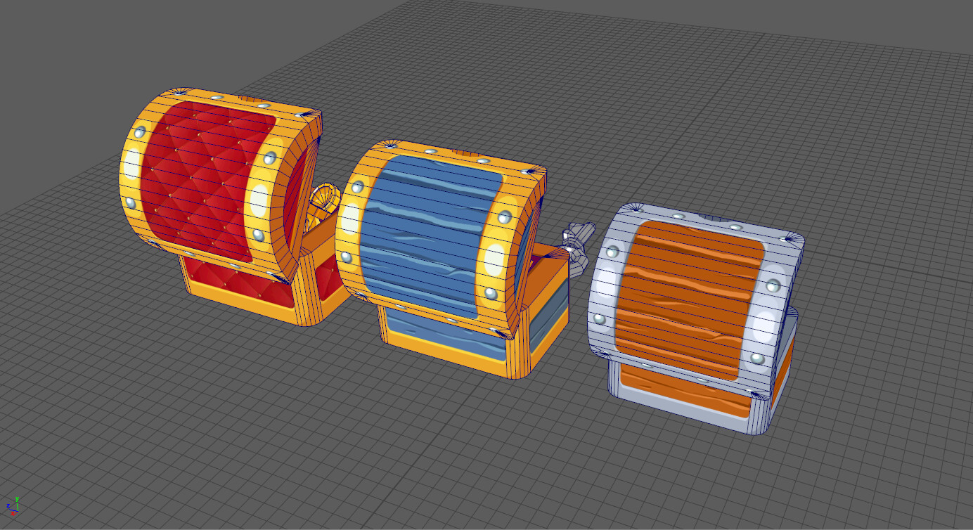 ArtStation - Stylized Casual Chests | Game Assets