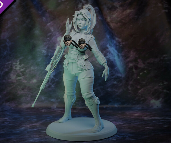 ArtStation - Sniper Lady Nagant | Resources