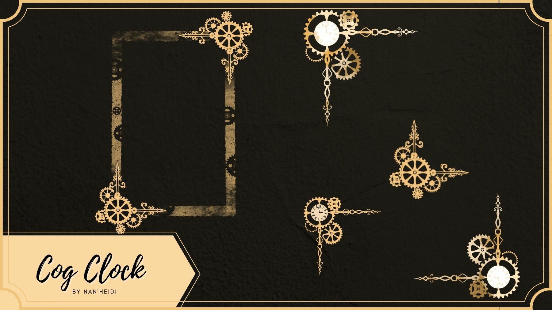 ArtStation - Cog Clock_By Nan'Heidi | Artworks