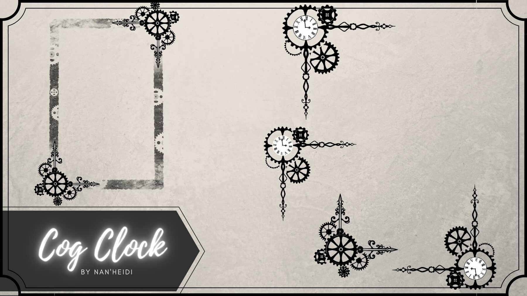 ArtStation - Cog Clock_By Nan'Heidi | Artworks