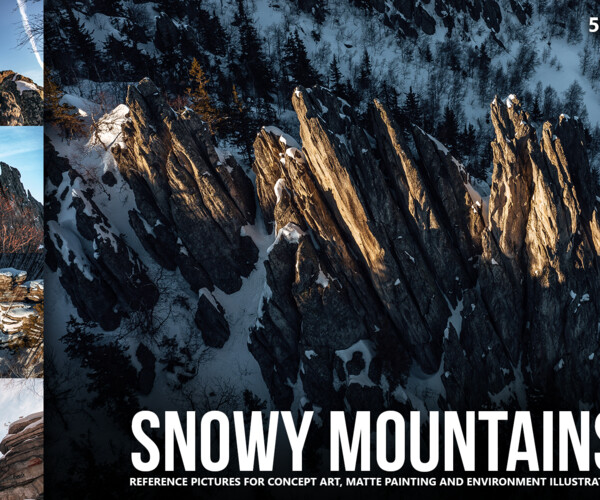 ArtStation - 560+ Snowy Mountains - Reference Pictures | Resources