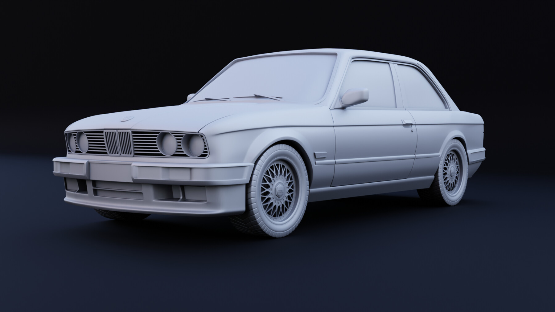 ArtStation - 2-door BMW E30 stl for 3D printing | Resources