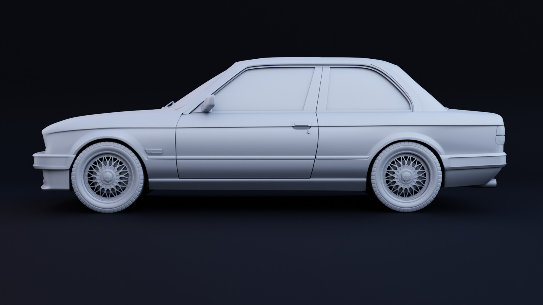 ArtStation - 2-door BMW E30 stl for 3D printing | Resources