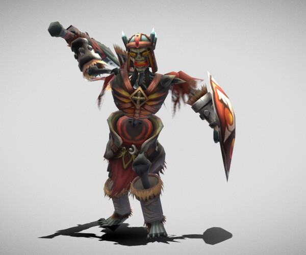 ArtStation - Dungeon Fantasy Monster - Skeleton Warrior | Game Assets