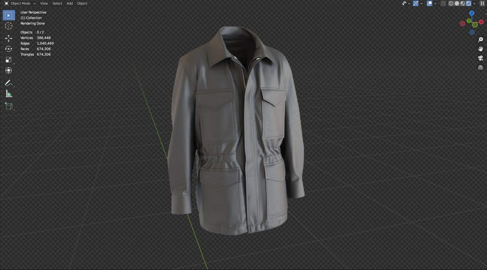 ArtStation - Patch Pocket Parka, Marvelous Designer, Clo3D +fbx, obj ...