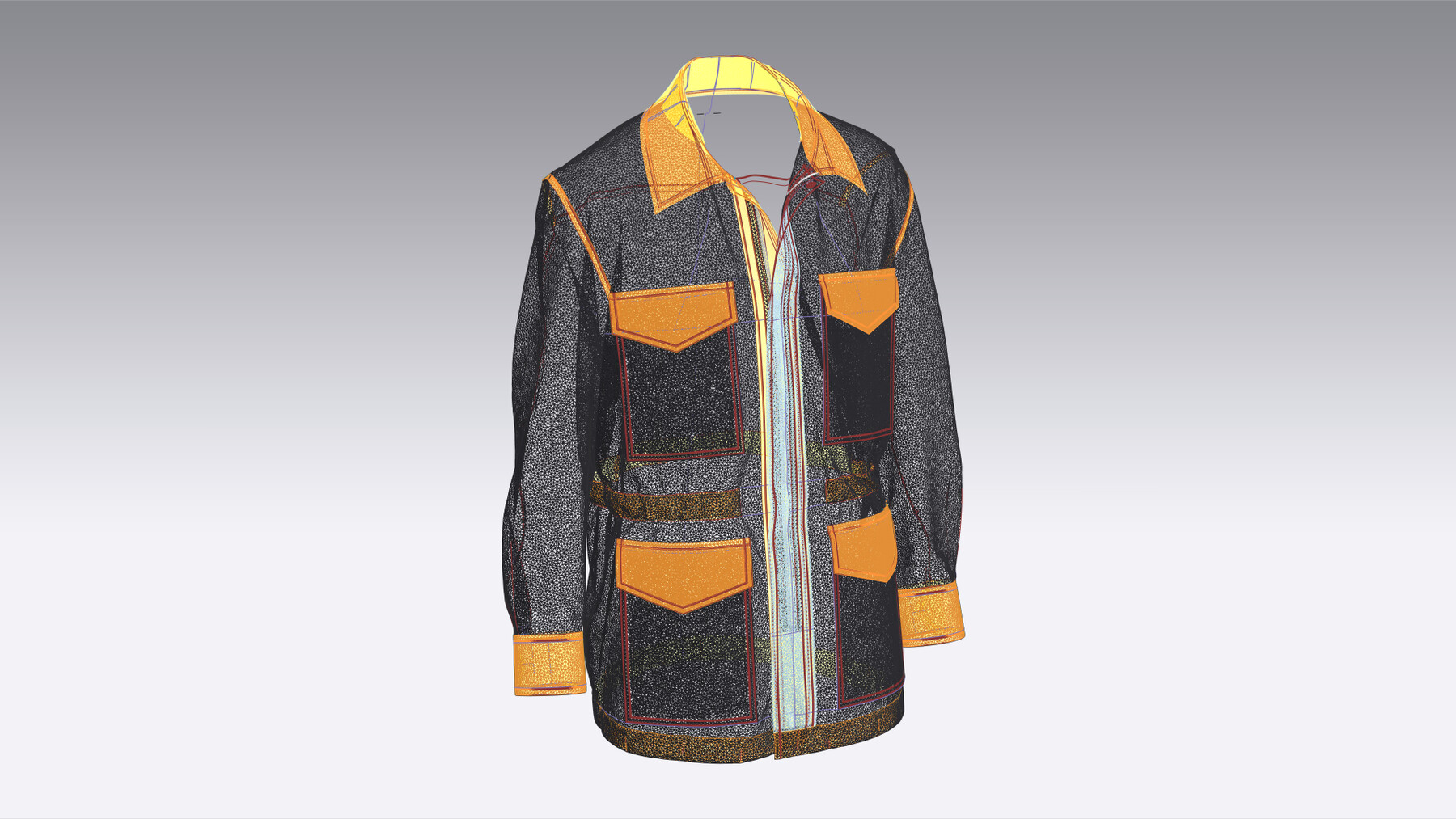 ArtStation - Patch Pocket Parka, Marvelous Designer, Clo3D +fbx, obj ...