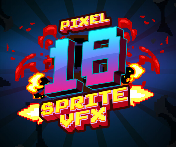 ArtStation - 18 Pixel Sprite effects | Game Assets