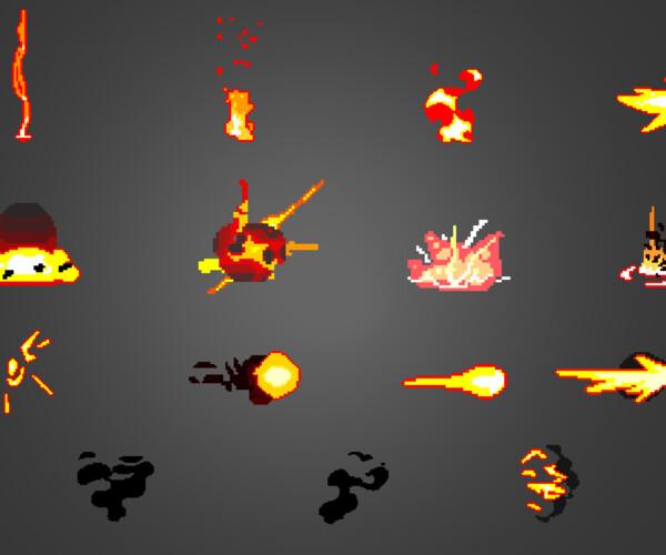 ArtStation - Pixel Sprite Effects pack | Game Assets