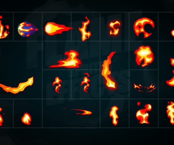 ArtStation - Pixel Sprite Effects pack | Game Assets