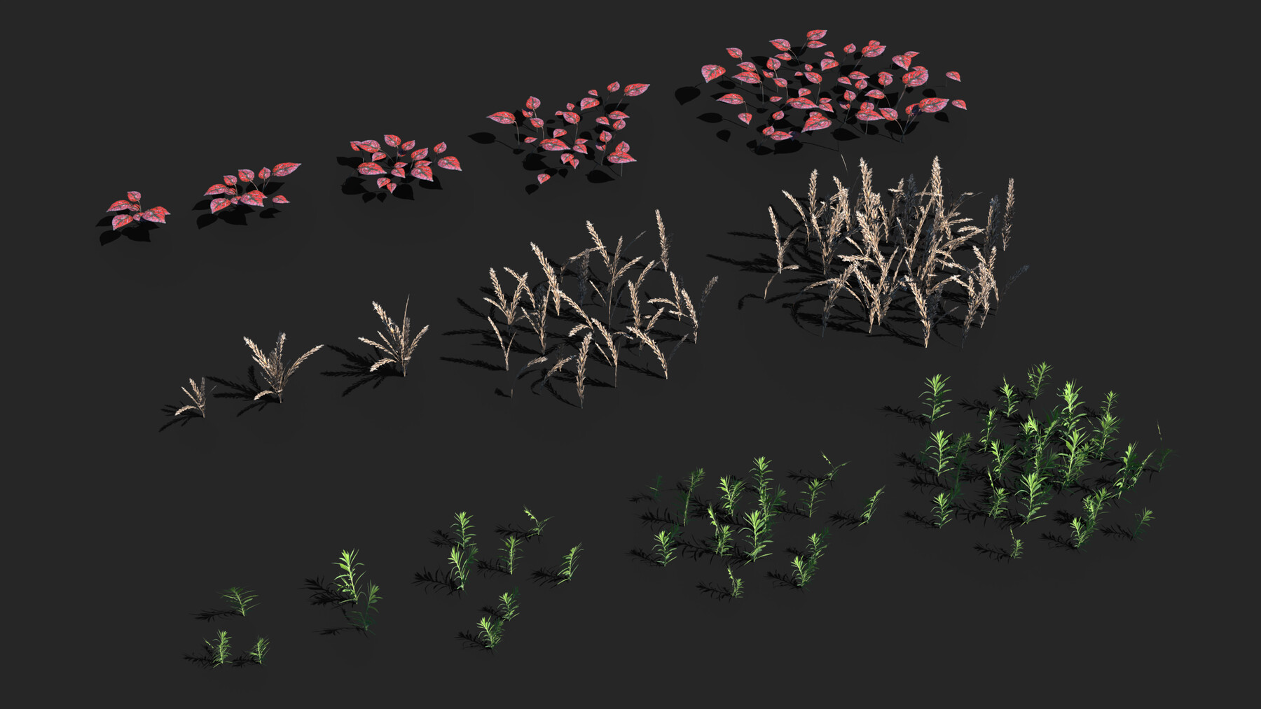 ArtStation - Colorized Vegetation | Game Assets