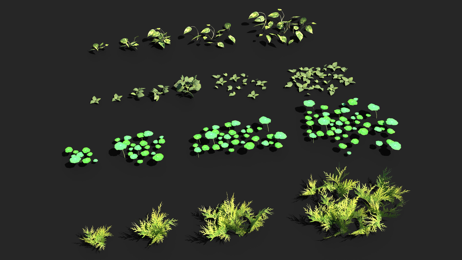 ArtStation - Colorized Vegetation | Game Assets