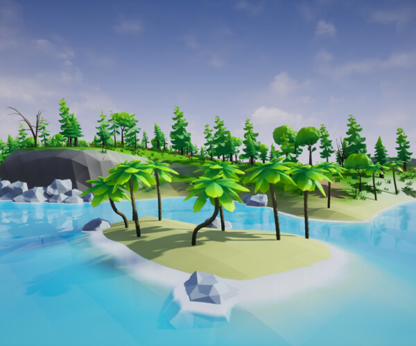 ArtStation - Low Poly Nature | Game Assets